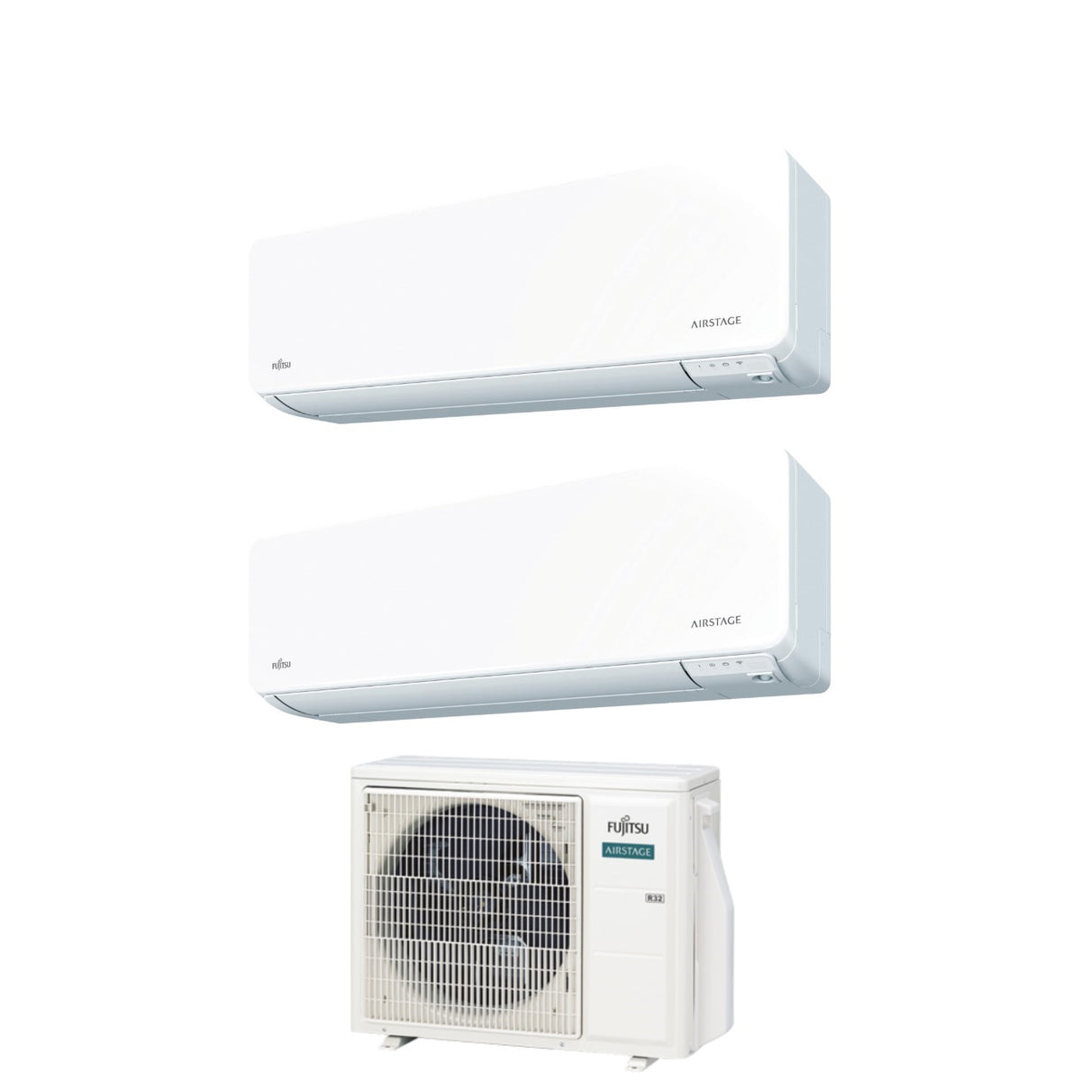 Climatizzatore Fujitsu dual KG 9+12 con AOEG18KBCA2 R-32 Wi-Fi ...