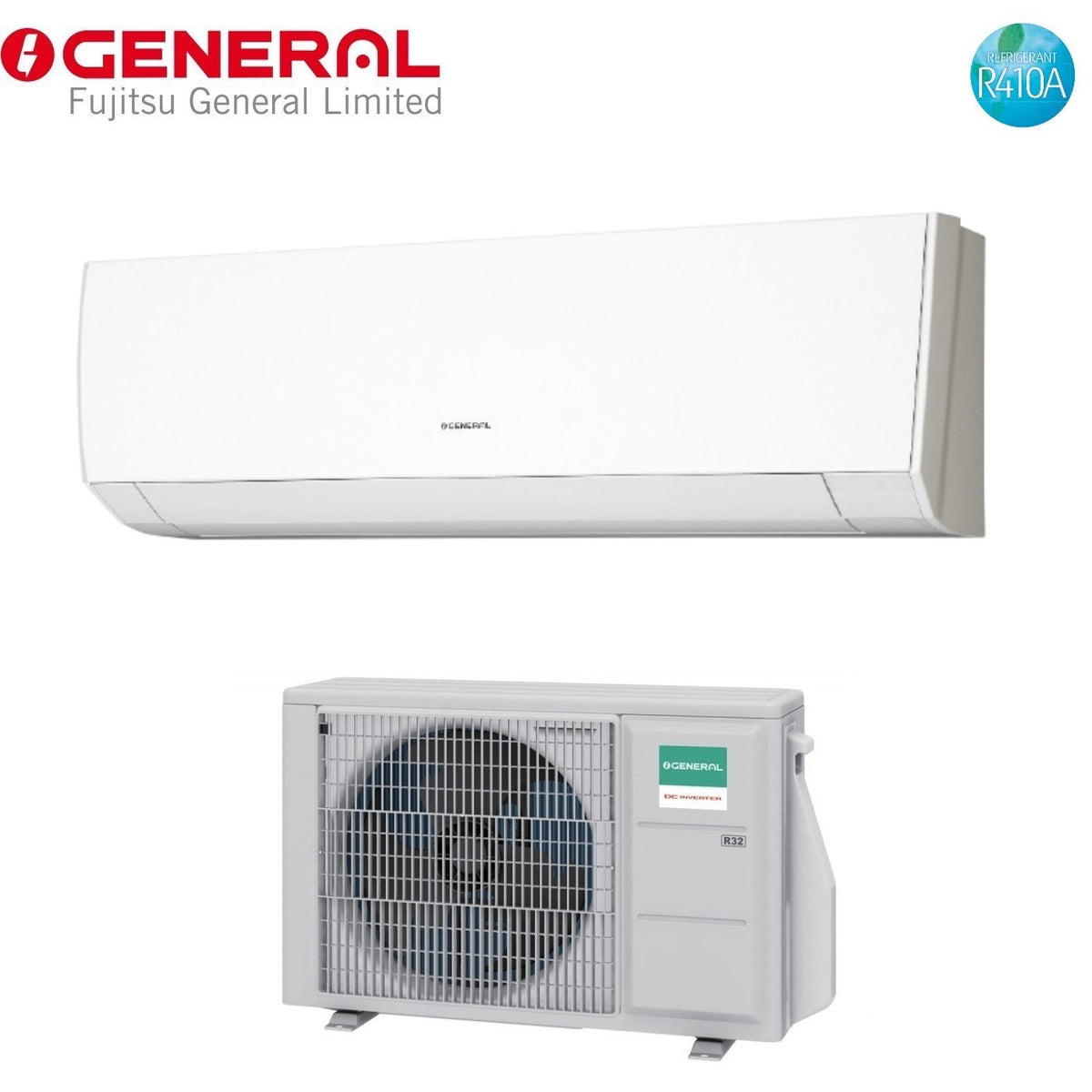General Fujitsu Inverter Air Conditioning LMCA series 9000 Btu ASHG09L ...