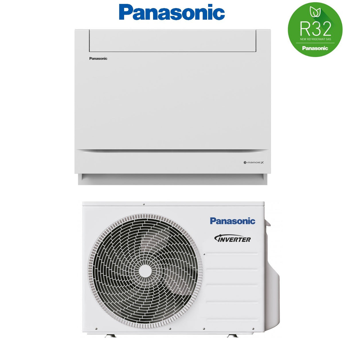 PANASONIC FLOOR CONSOLE 9000 BTU UE CU-Z25UBEA UI CS-Z25UFEAW ...